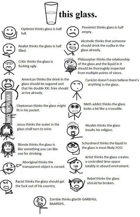This glass is... - 9GAG