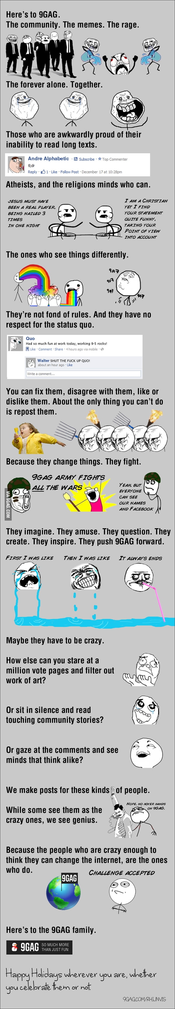 Here's to 9GAG - 9GAG