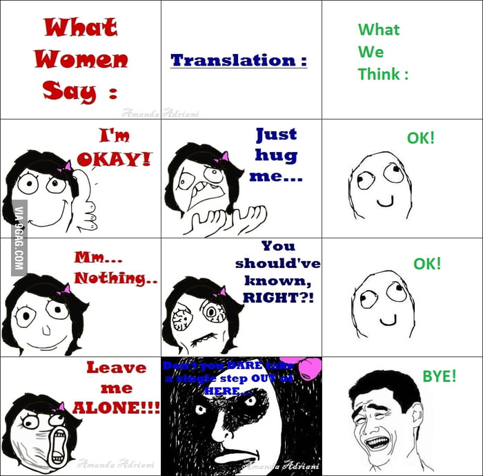 Women Language [Fixed] - 9GAG