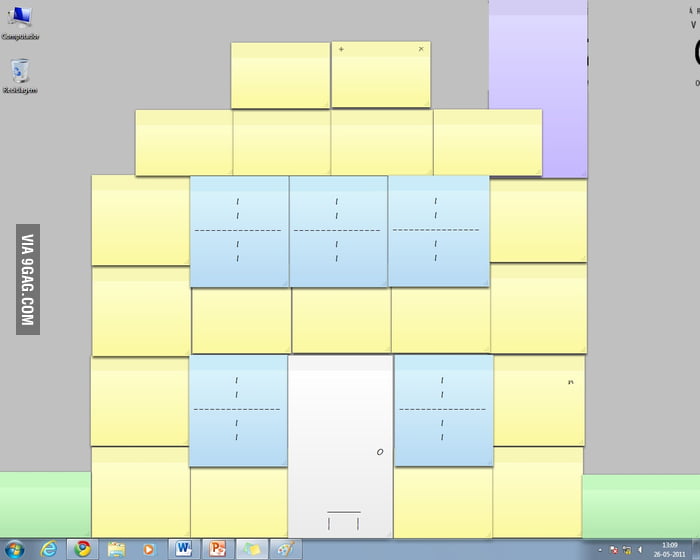 House of Sticky Notes - 9GAG