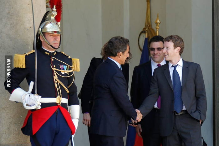 Who is that with the Facebook guy? - 9GAG