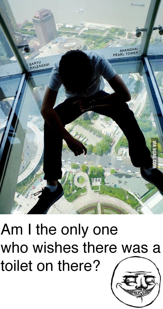 Look out below! - 9GAG