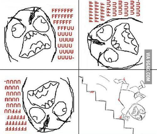 Le rage - 9GAG