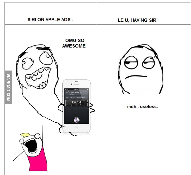 Useless siri is useless. - 9GAG