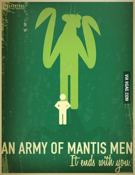 Army of Mantis Men - 9GAG