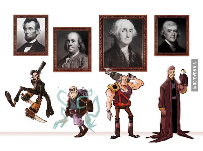 For Memorial Day, I drew the most bad ass US patriots - 9GAG