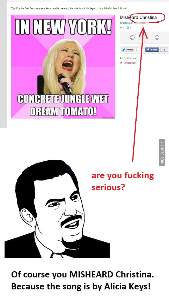 Misheard Christina [Fixed] - 9GAG
