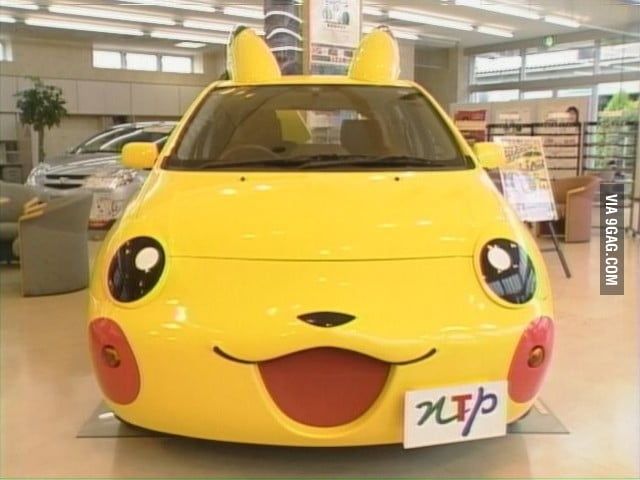 Pikachu Lamborghini - 9GAG