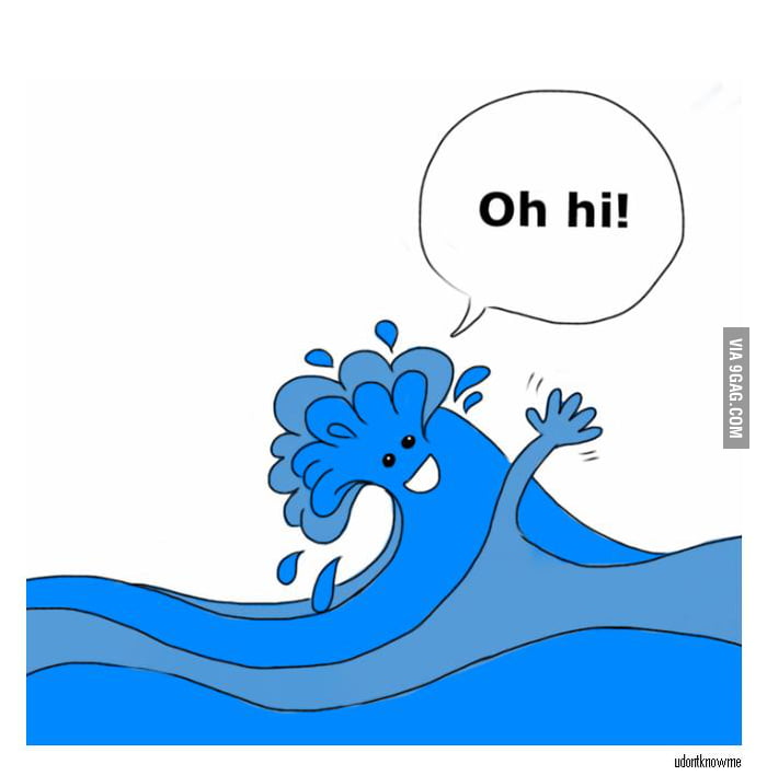 Happy Wave is Waving - 9GAG