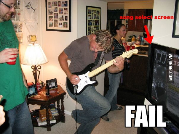 Rock FAIL - 9GAG