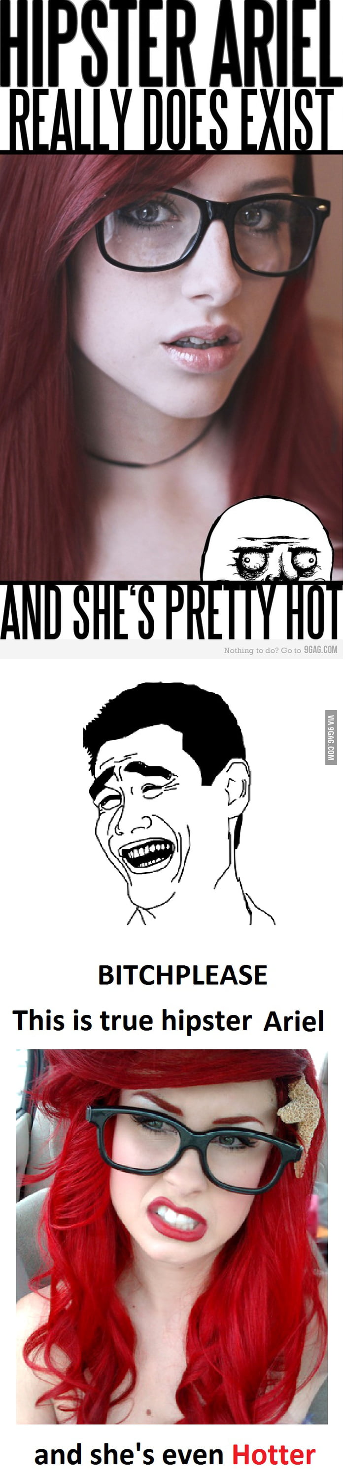 Hipster Ariel Really Does Exist. [Fixed] - 9GAG