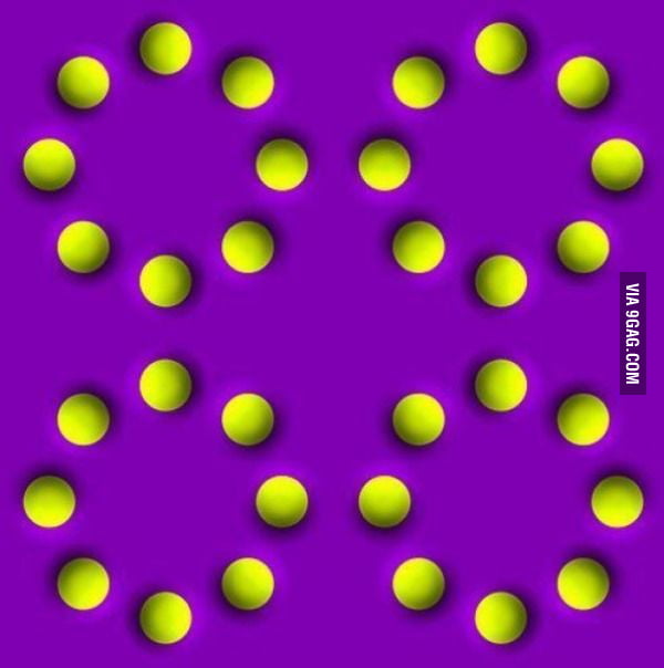Spinning Optical Illusion - A JPG - 9GAG