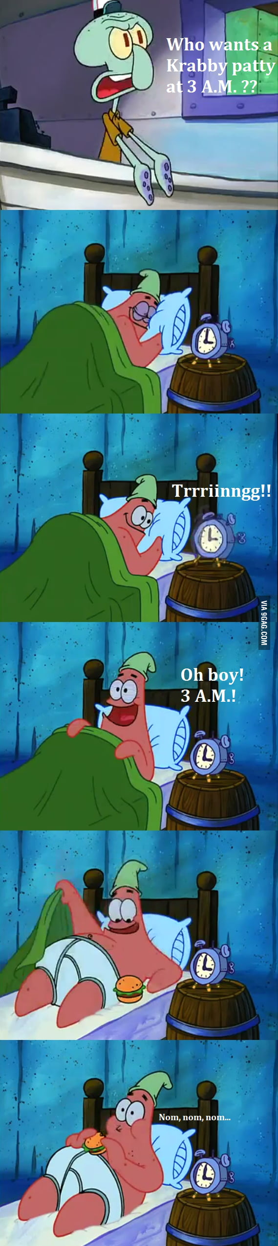 Hungry Patrick is hungry!! - 9GAG