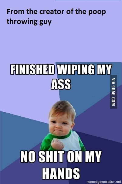 Poop throwing guy - 9GAG