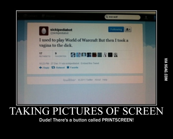 Screenshot fail - 9GAG