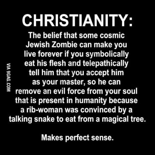 Take THAT person who uploaded the atheism poster - 9GAG