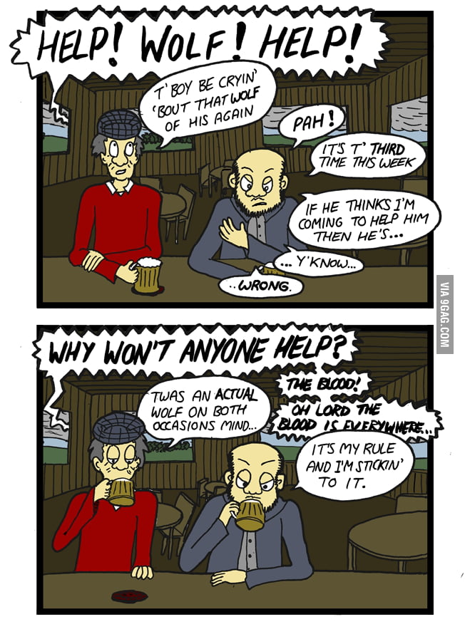 Cry Wolf - 9GAG