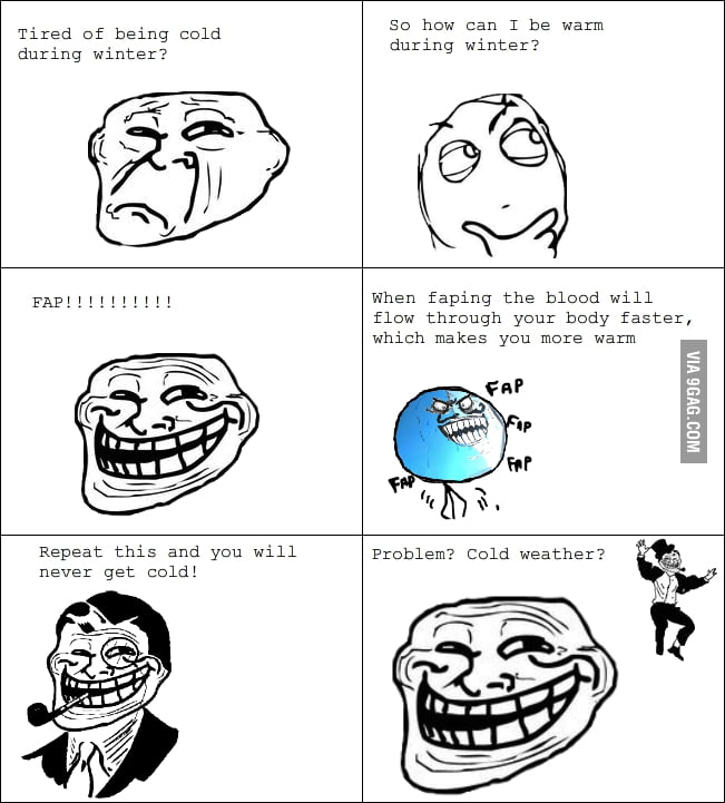 Troll-logic cold weather! - 9GAG