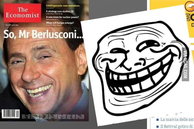 Italy's prime minister official Troll Face - 9GAG