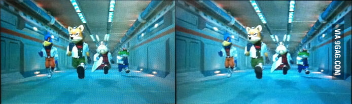 Nintendo 3DS "effect" (cross-eyed stereogram). - 9GAG