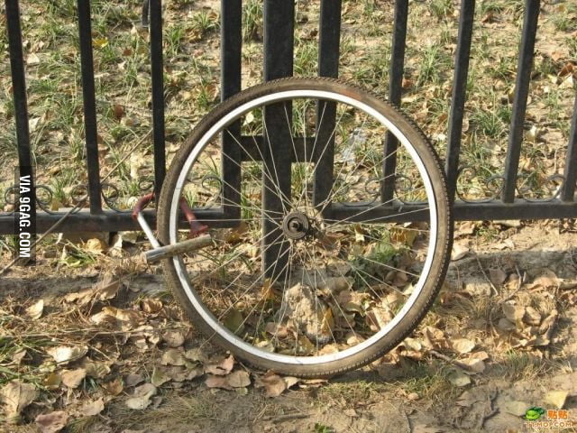 Bike Lock Fail - 9GAG