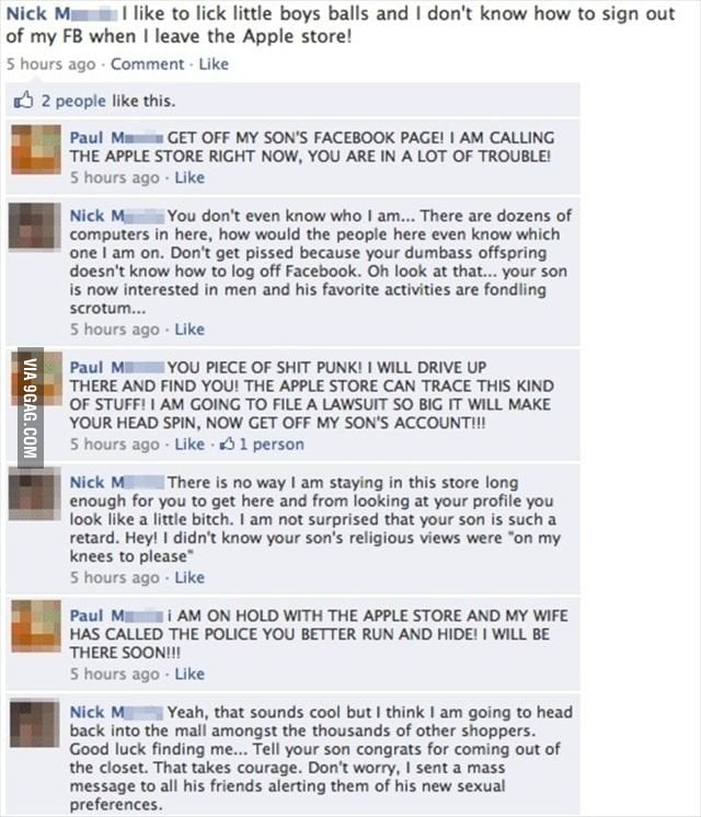 Maximum trolling - 9GAG
