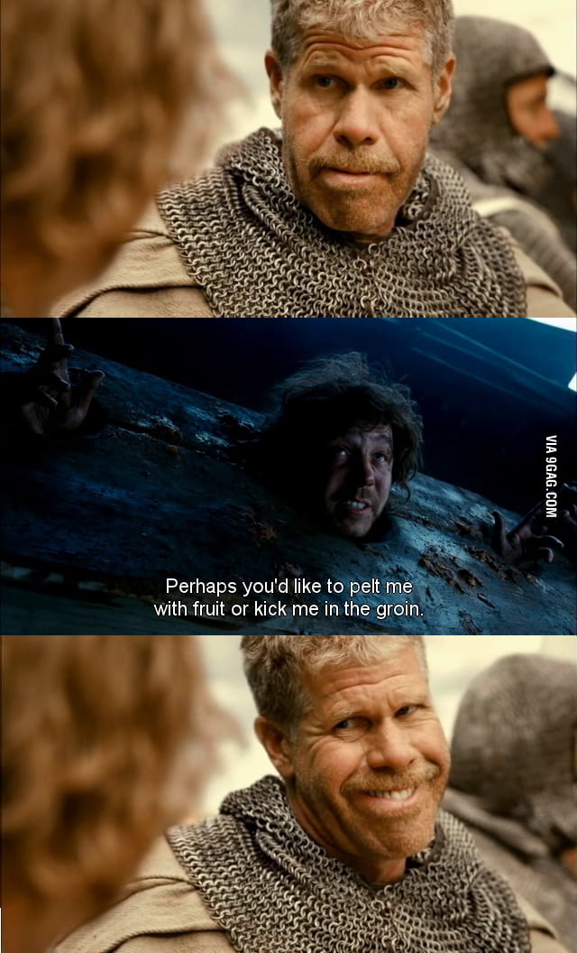 Ron Perlman's awesome smile! - 9GAG
