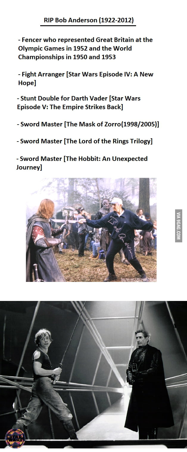 RIP Bob Anderson - 9GAG