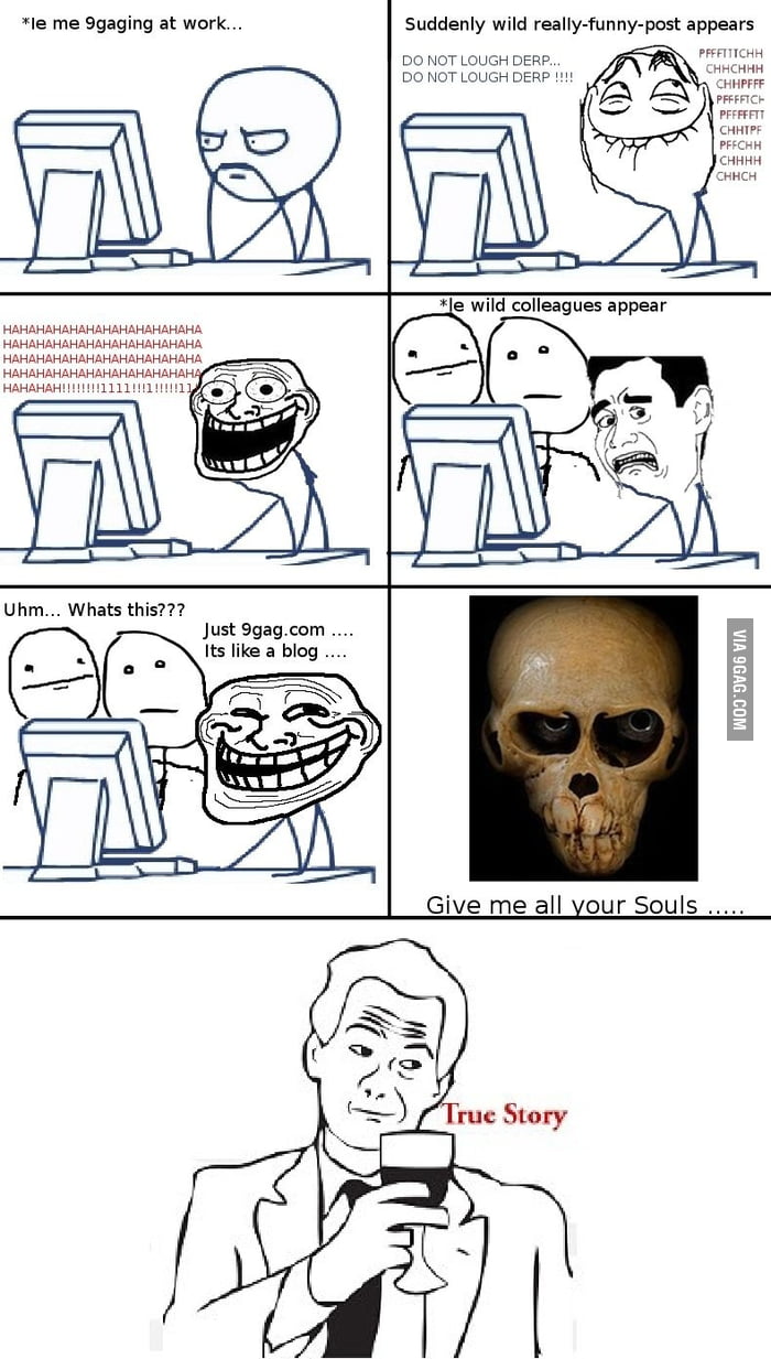 @Work... - 9GAG