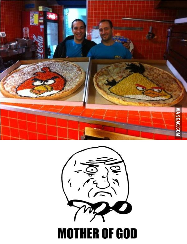 Angry pizza - 9GAG