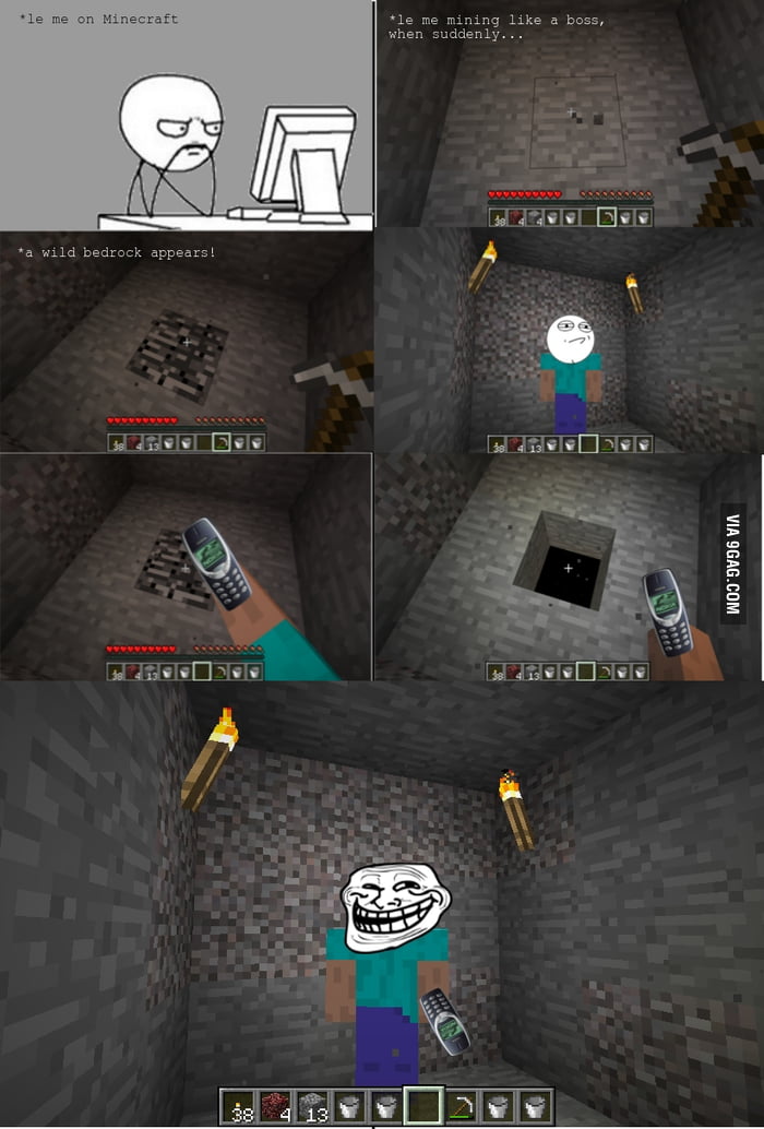 Problem, Minecraft? - 9GAG
