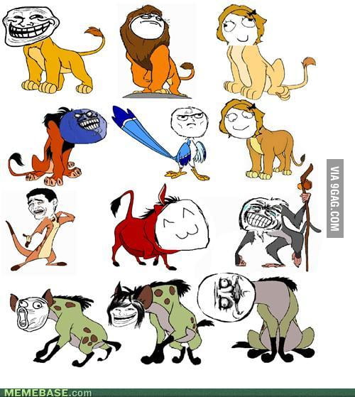 The Lion Meme - 9GAG