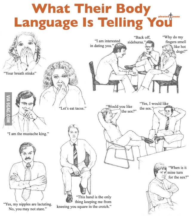 How To Read Body Language 9GAG