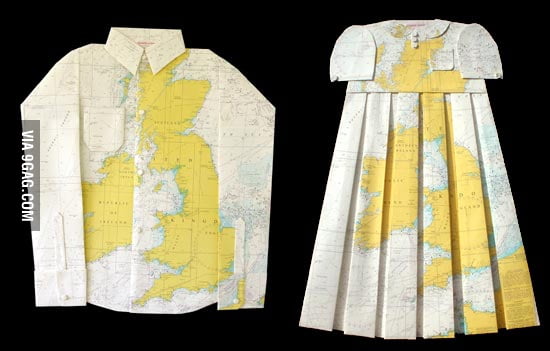 Map Clothes - 9GAG