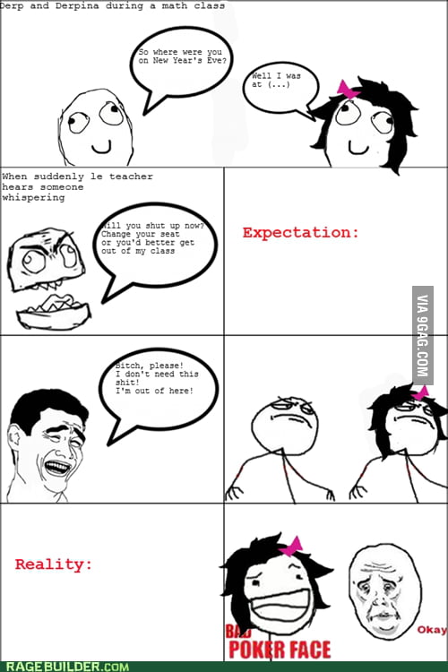 Derp and Derpina in math class - 9GAG