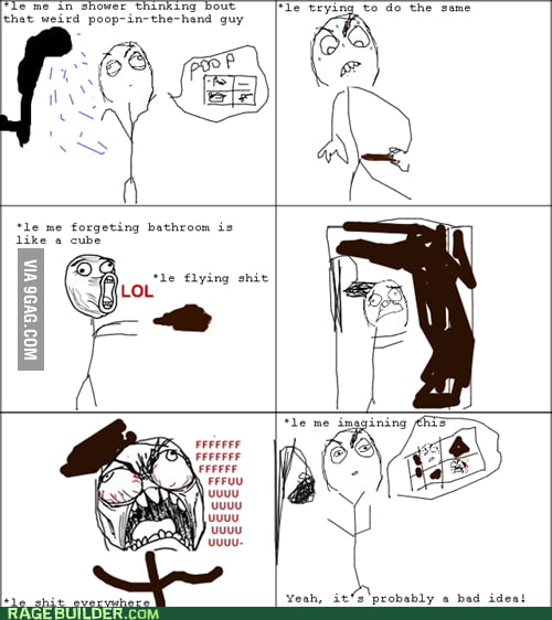 Poop In The Shower - 9GAG