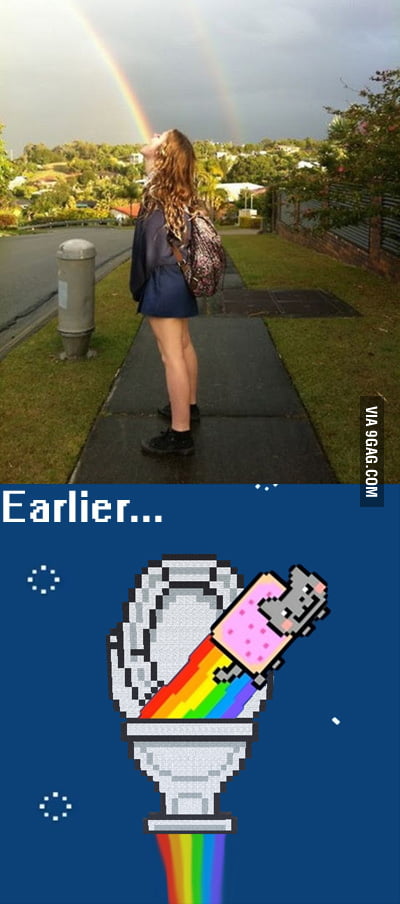 Nyan poop - 9GAG