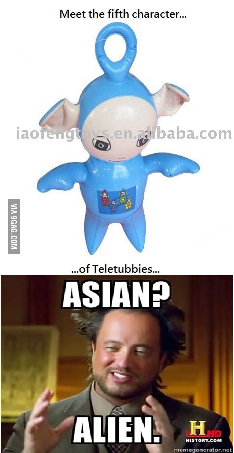 Meet the fifth character of teletubbies... - 9GAG