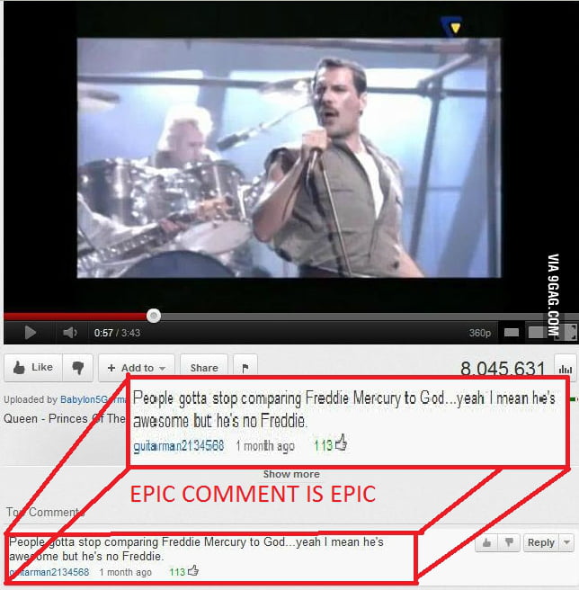 Epic comment is EPIC.! - 9GAG