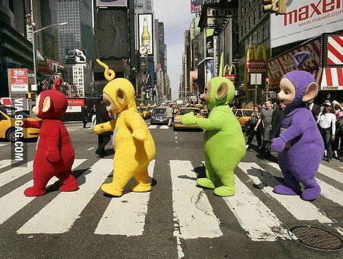 Teletubbies...IRL - 9GAG