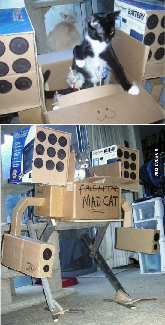 Mad Cat Robot - 9GAG