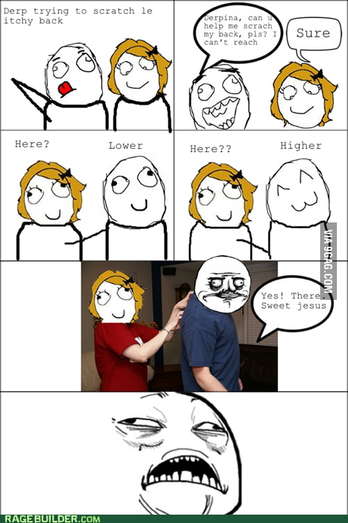 Itchy back - 9GAG