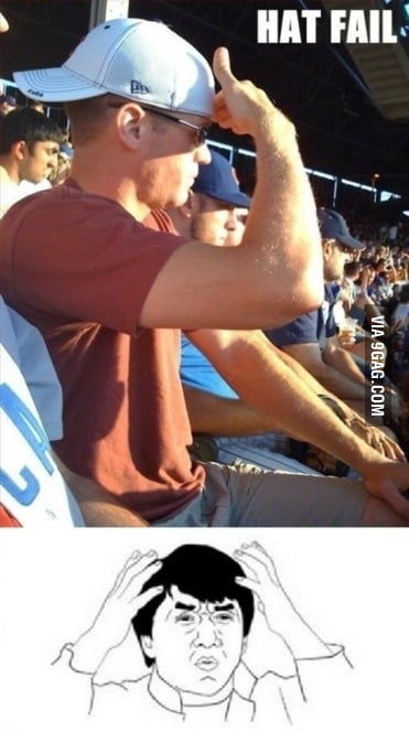 Hat fail - 9GAG
