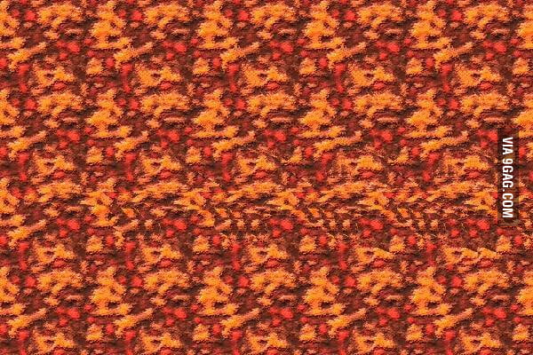 Just a plane, a stereogram,look carefully for a while - 9GAG