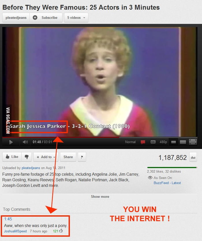 You win; the internet! - 9GAG