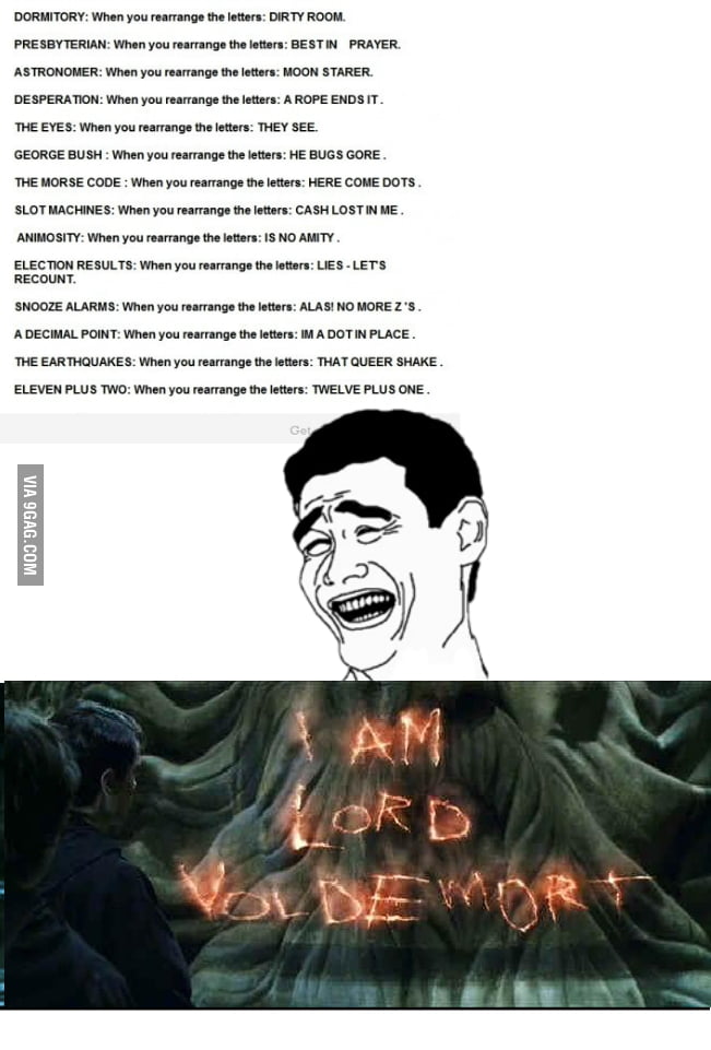 I Am Lord Voldemort - 9GAG