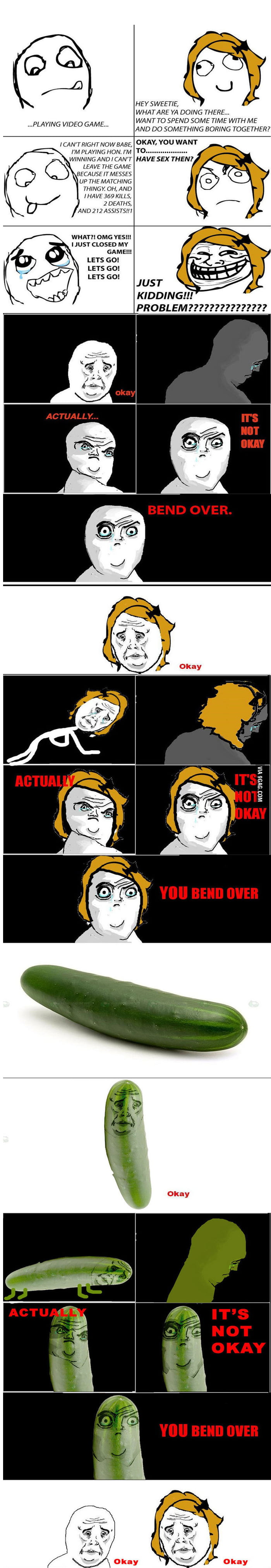 Bend over. - 9GAG