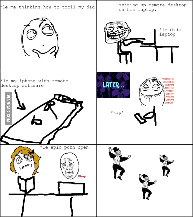 How to troll your dad - 9GAG