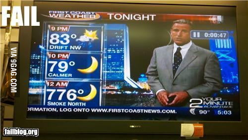 Midnight Weather FAIL - 9GAG