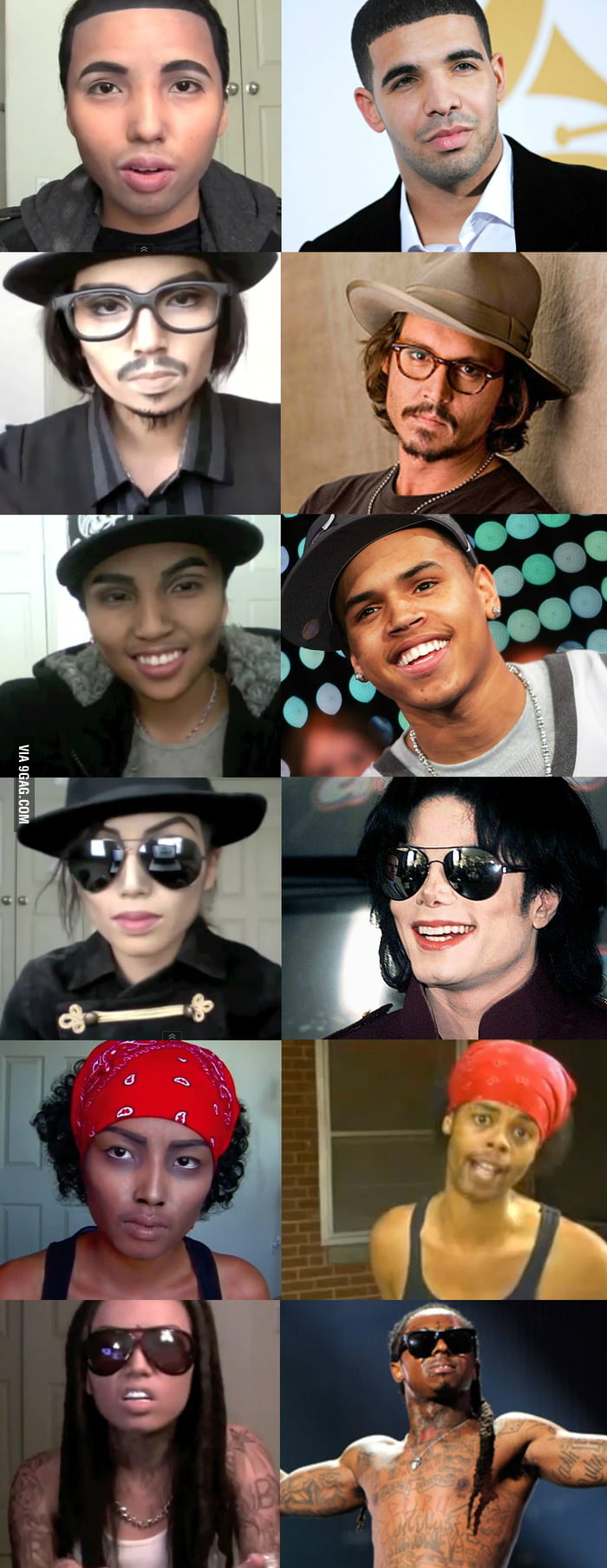 Dope2111's coolest makeup transformations! - 9GAG